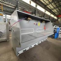 China Industrial Workshop Cutting Grinding Downdraft Dust Collector Sanding Table Polishing Downdraft Workbench for sale