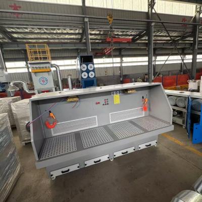 China Metal Grinding Dust Collector Downward Suction Workbench Polishing Table for sale