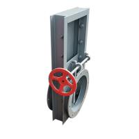 China Open Closed Type Manual Knife Gate Valve Flange Cast Steel Wafer Knife Gate Valve for sale