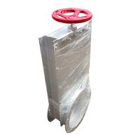 China Open Closed Type Manual Knife Gate Valve Flange Cast Steel Wafer Knife Gate Valve for sale