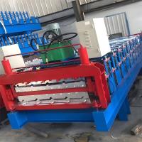 China 45#Steel Iron Roofing Sheet Roll Forming Machine For Various Tile Sizes for sale