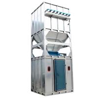 China 0.5 Micron Woodworking Sawdust Bag Filter ,  Assembled Galvanized Sheet Bag Dust Collector for sale