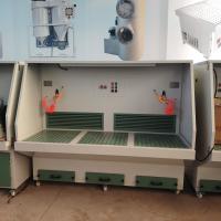 China Metal Grinding Dust Collector Downward Suction Workbench Polishing Table for sale
