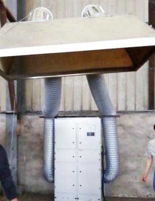 China Plasma Cutting Fume Extractor For Welding And Laser Cutting Workshop Industrial Air Filtration Equipment for sale