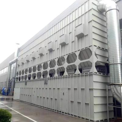 China Large-scale wood processing plant dust collection and filtration system for sale