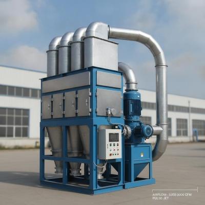 China Customized Industrial Dust Collector for Airflow Capacity 10000-30000 CFM Pulse Dust Collection Type for sale