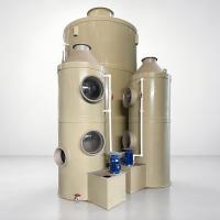 China PP Wet Scrubber Gas Desulfurization Tower Waste Gas With Pump Blower for sale