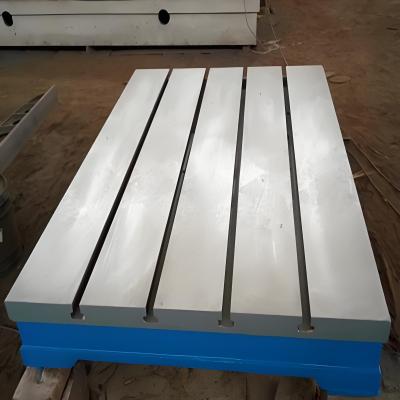 China OEM HT250 Cast Iron Welding Table | Precision Ground T-Slot Fixture Plate for sale