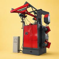 China Automatic Hook Type Shot Blasting Machine with Dust Collector for Metal Surface Cleaning for sale