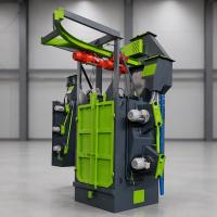 China Q376 Hook Type Shot Blasting Machine | Heavy Duty Steel Structure Automatic Metal Surface Cleaning Equipment for sale