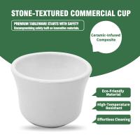 China Shatterproof Stone-Textured Commercial Cup (3oz) for sale