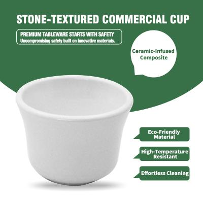 China Shatterproof Stone-Textured Commercial Cup (3oz) for sale