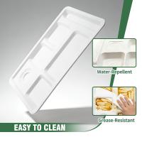 China Premium Stone-Textured Commercial Compartment Tray for sale