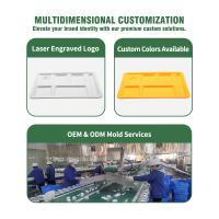 China Premium Stone-Textured Commercial Compartment Tray for sale