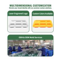 China Premium Stone-Textured Commercial Compartment Tray for sale