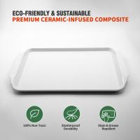 China Premium Stone-Textured Commercial Serving Tray for sale