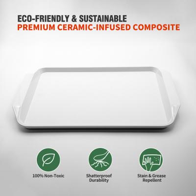 China Premium Stone-Textured Commercial Serving Tray for sale