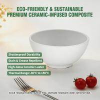 China Premium 4.5-Inch Classic Smooth Commercial Bowl (Ceramic-Infused Composite) for sale