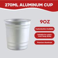 China Premium Eco-Friendly Aluminum Cups (9oz / 270ml) for sale