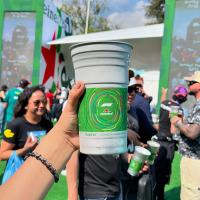 China 32oz(960ml) Super-Sized Wave Style Premium Aluminum Cups for sale