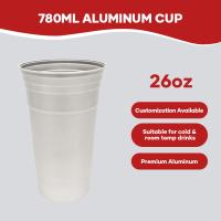 China 26oz(780ml) Wave Style Premium Aluminum Cups for sale