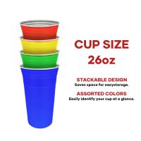 China 26oz(780ml) Wave Style Premium Aluminum Cups for sale