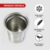 China 16oz(480ml)-B Eco-Friendly Premium Aluminum Cups for sale