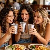 China 12oz(360ml) Eco-Friendly Premium Aluminum Cups - Custom Reusable Drinking Cold Cups for sale