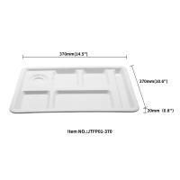 China Premium Stone-Textured Commercial Compartment Tray for sale