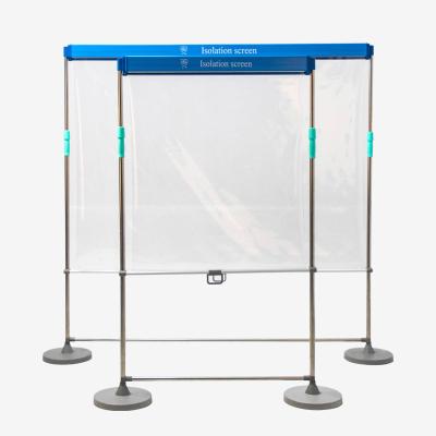 China Stainless Steel Frame Plastic Sneeze Guard Plexiglass Counter Sneeze Guard Feet for sale