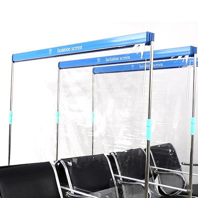 China Antimicrobial Clear Plastic Desk Shields Liftable Sneeze Guard For Office Desk for sale