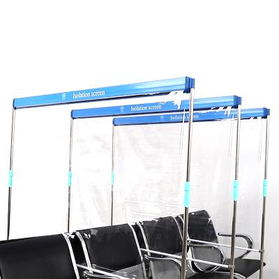 China Antibacterial ABS High Gloss Transparent Sneeze Guard For Buffet Counter for sale