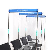 China Hospital Waiting Room PVC Sneeze Guard Anti Cracking Plexiglass Barrier For Cubicles for sale