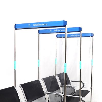 China Transparent PVC Multifunctional Office Cubicle Sneeze Guard Prevent Bacterial for sale