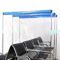 China Plexiglass Partition PVC Sneeze Guard Reception Desk Protective Screen for sale