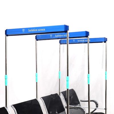 China Receptionist Protective Sneeze Guard Free Standing Sneeze Guard For Reception Desk for sale