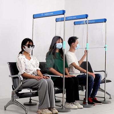 China Reception Desk Plexiglass Barrier Removable Security Bollards Office Plexiglass Shields For Tables for sale