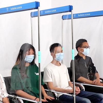 China Plastic Desk Guards Plexiglass Manicure Shields Portable Plexiglass Barrier For Cubicles for sale