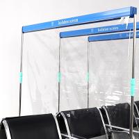 China Perspex Front Desk Sneeze Guard Reception Screen Protector For Office Buildings for sale