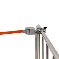 China Pc Material Queue Master Retractable Belt Barrier One Meter Portable for sale
