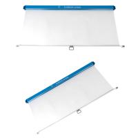 China ISO Liftable Reception Sneeze Guard Acrylic Barrier Shield Isolation Screen for sale