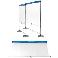 China Hanging Plexiglass Cashier Sneeze Guard Subway Station Plastic Spit Guards for sale