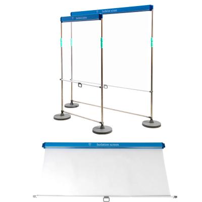 China Office Depot Sneeze Guard Plexiglass Nail Table Shield Plexiglass Partition For Reception Desk for sale