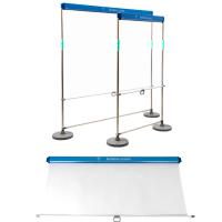 China Office Depot Sneeze Guard Plexiglass Nail Table Shield Plexiglass Partition For Reception Desk for sale