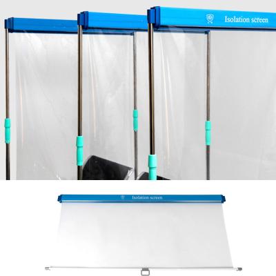 China OEM Reliable Portable Freestanding Sneeze Guard Sneeze Guard For Restaurant Counter for sale
