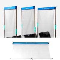 China OEM Reliable Portable Freestanding Sneeze Guard Sneeze Guard For Restaurant Counter for sale