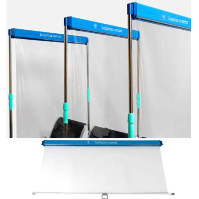 China Desk Sneeze Guard Protection Screen Standing Plexiglass Sneeze Guard For Counter for sale