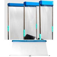 China Desk Sneeze Guard Protection Screen Standing Plexiglass Sneeze Guard For Counter for sale