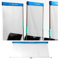 China Removable Plexiglass Table Shields for sale