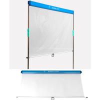 China Customized Sizes Desk Sneeze Guard Plexiglass Shields For Reception Desk for sale